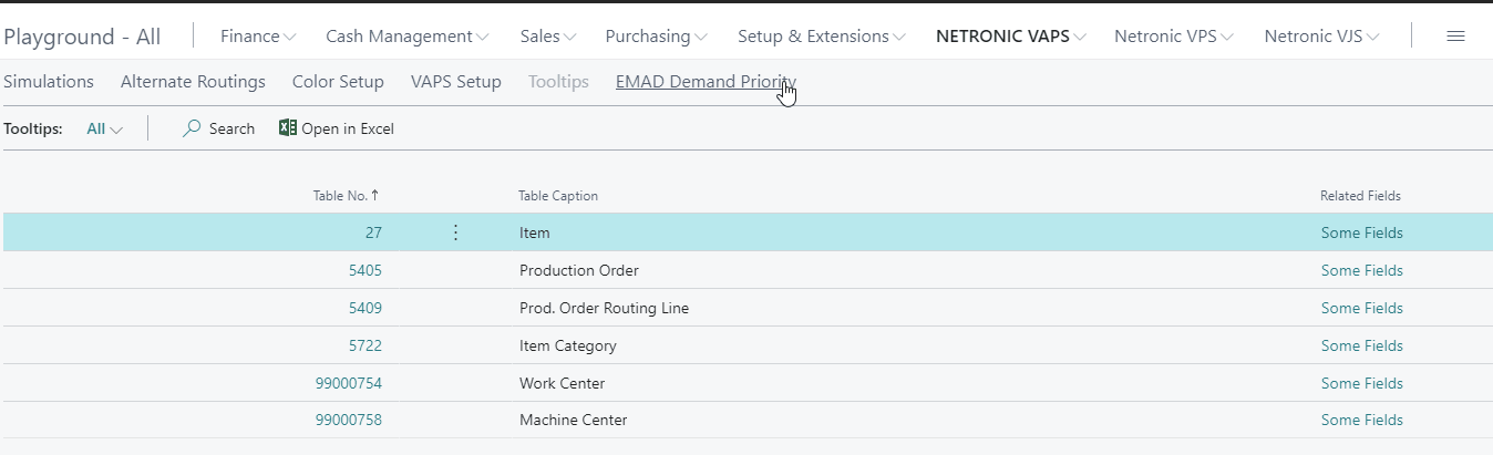 How to set up EMAD calculation
