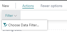 Data filters
