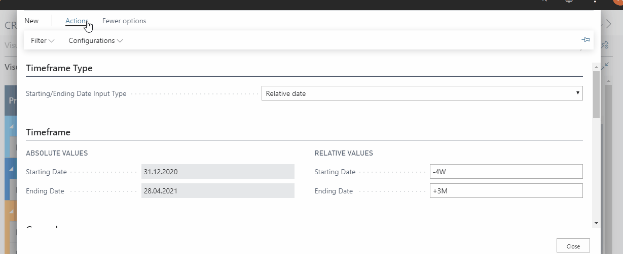 Configure tooltips in the VPS