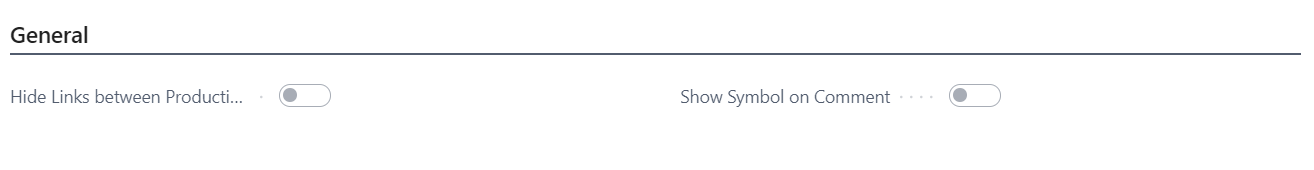 The "General" settings of the VAPS